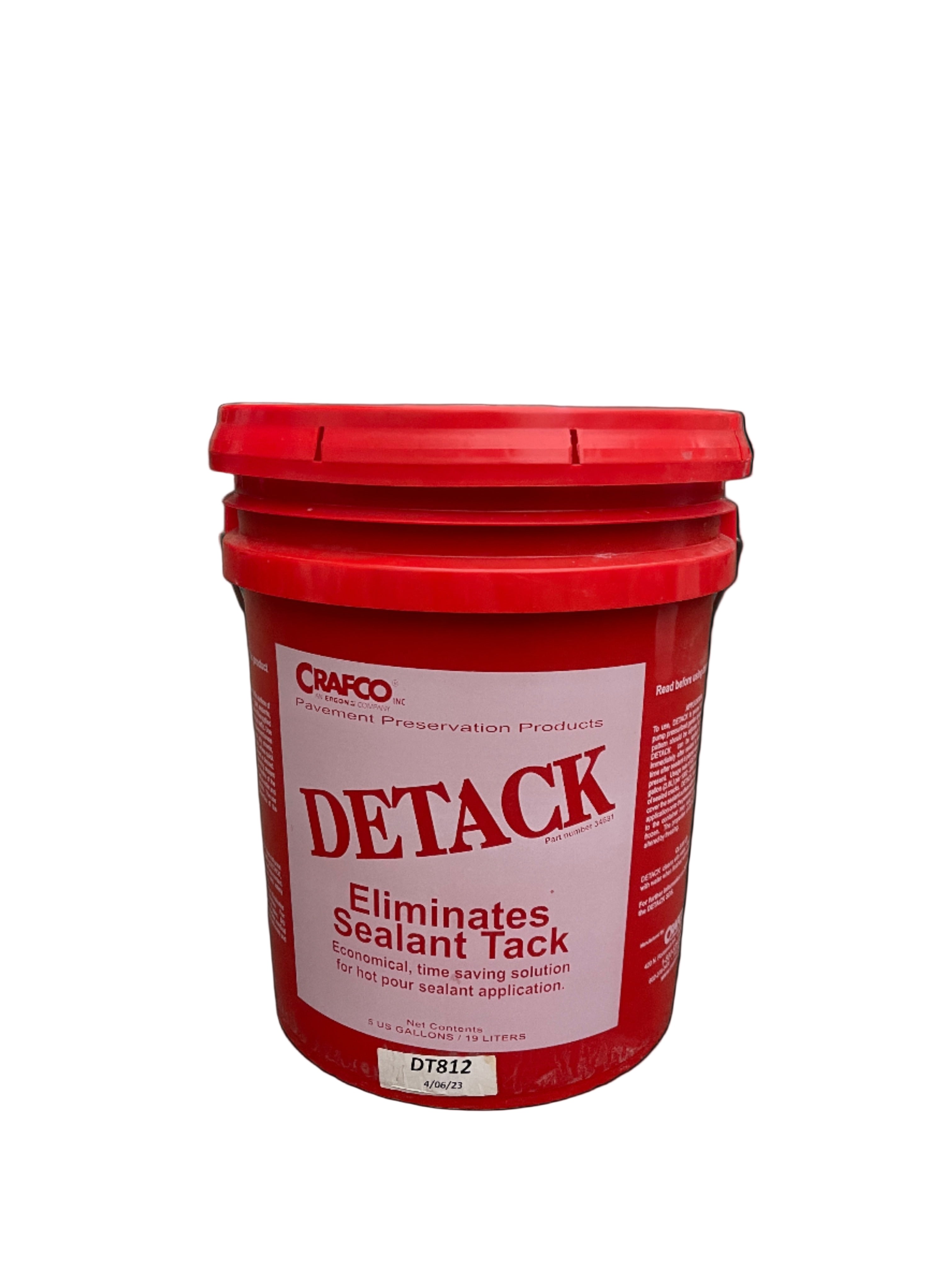 Crafco Detack 5 Gal Pail | Asphalt Care Equipment and Supplies